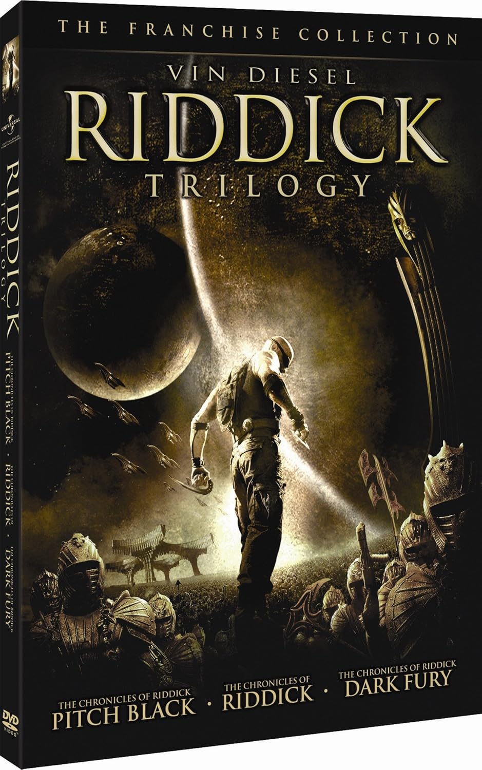 Amazon.com: Chronicles Of Riddick Trilogy: Vin Diesel, Radha Mitchell ...
