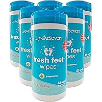Amazon.com: Fresh Feet Wipes - Peppermint Wet Wipes in Resealable ...