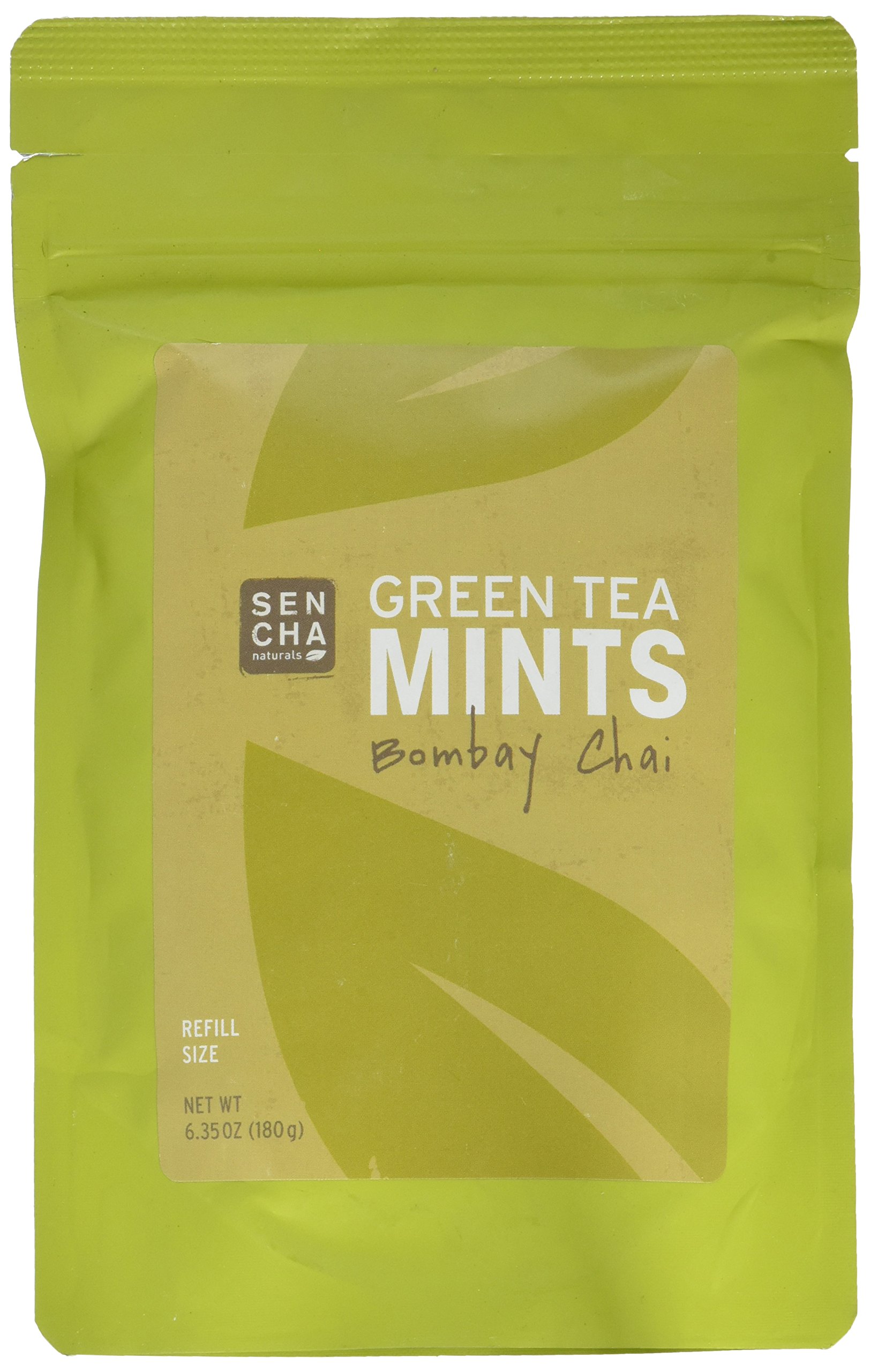 Amazon.com : Sencha Naturals Refill Bag Green Tea Mints, Yuzu Ginger, 6 ...