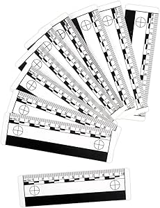 Amazon.com: Crime Scene Photomacrographic Scales (10cm-10pkScales ...