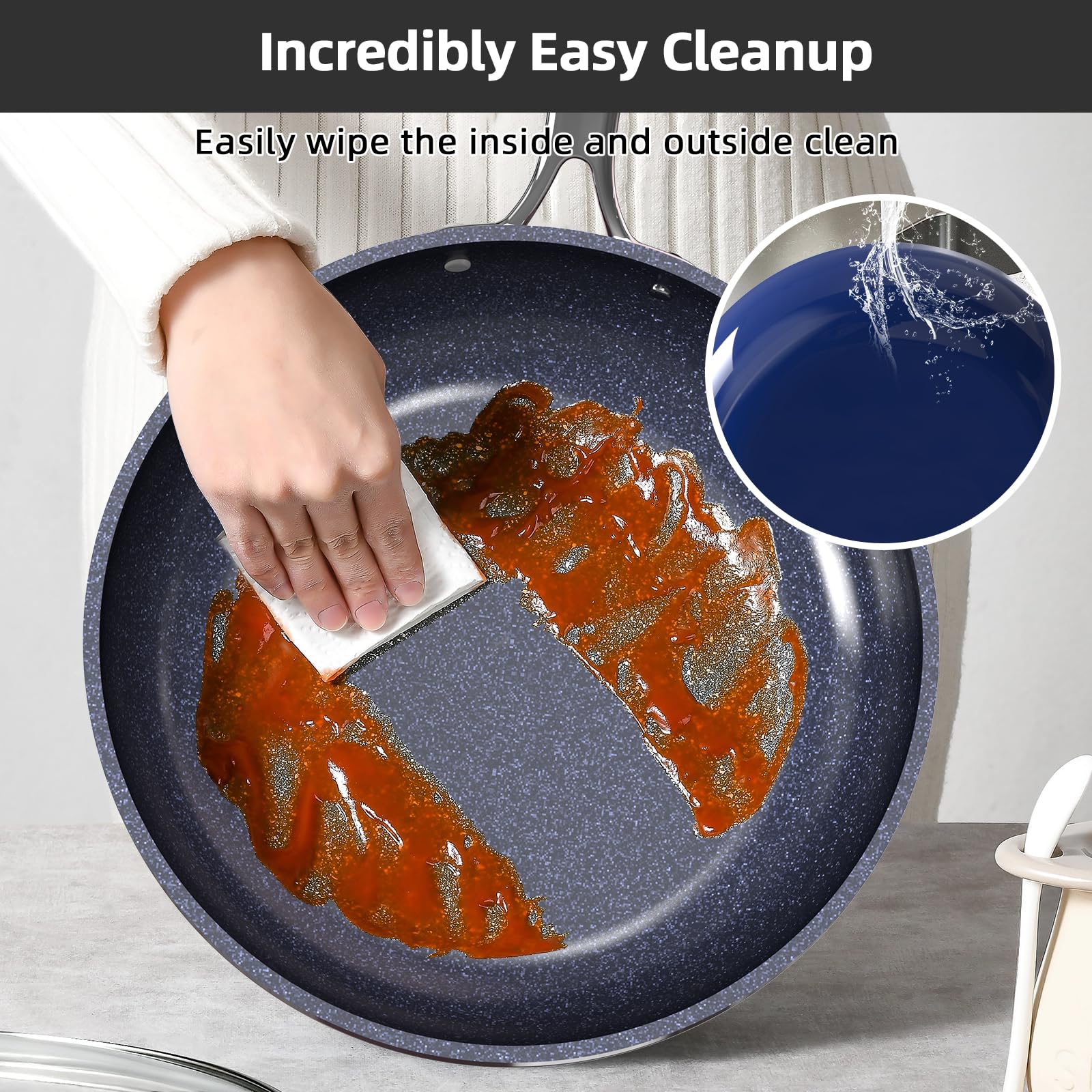 Mua Lux 13pc Forged Lightweight Cookware Set PFAS Free, Healthy G10 ...