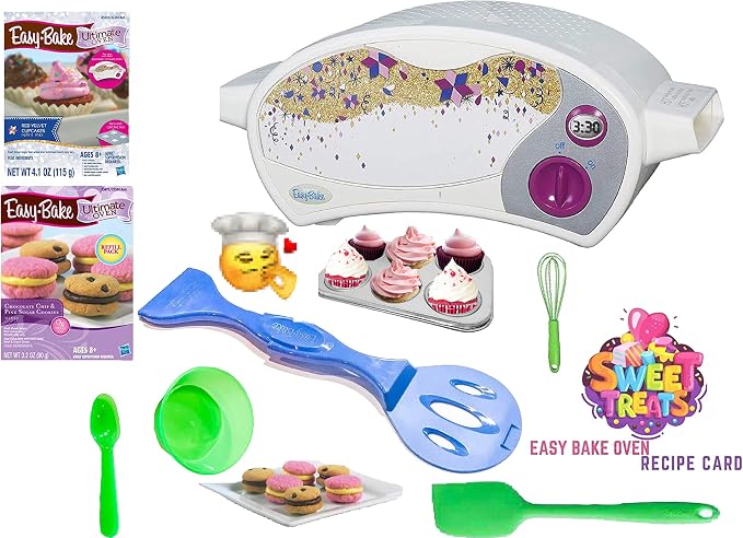 Easy Bake Ultimate Oven Baking Star Edition + 2 Oven Refill Mixes + 2 ...