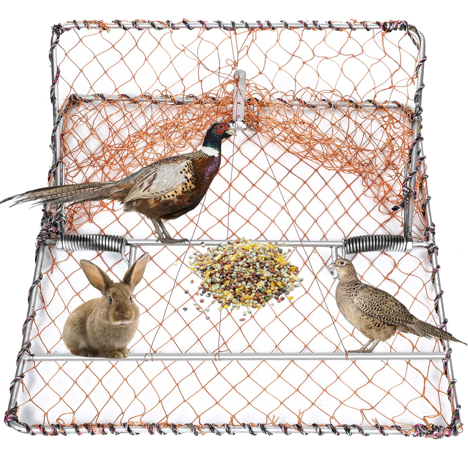 Sunnychicc 1 Pack Bird Pigeon Trap 18.9 X15 Inch Hunting Hog Quail Cage ...