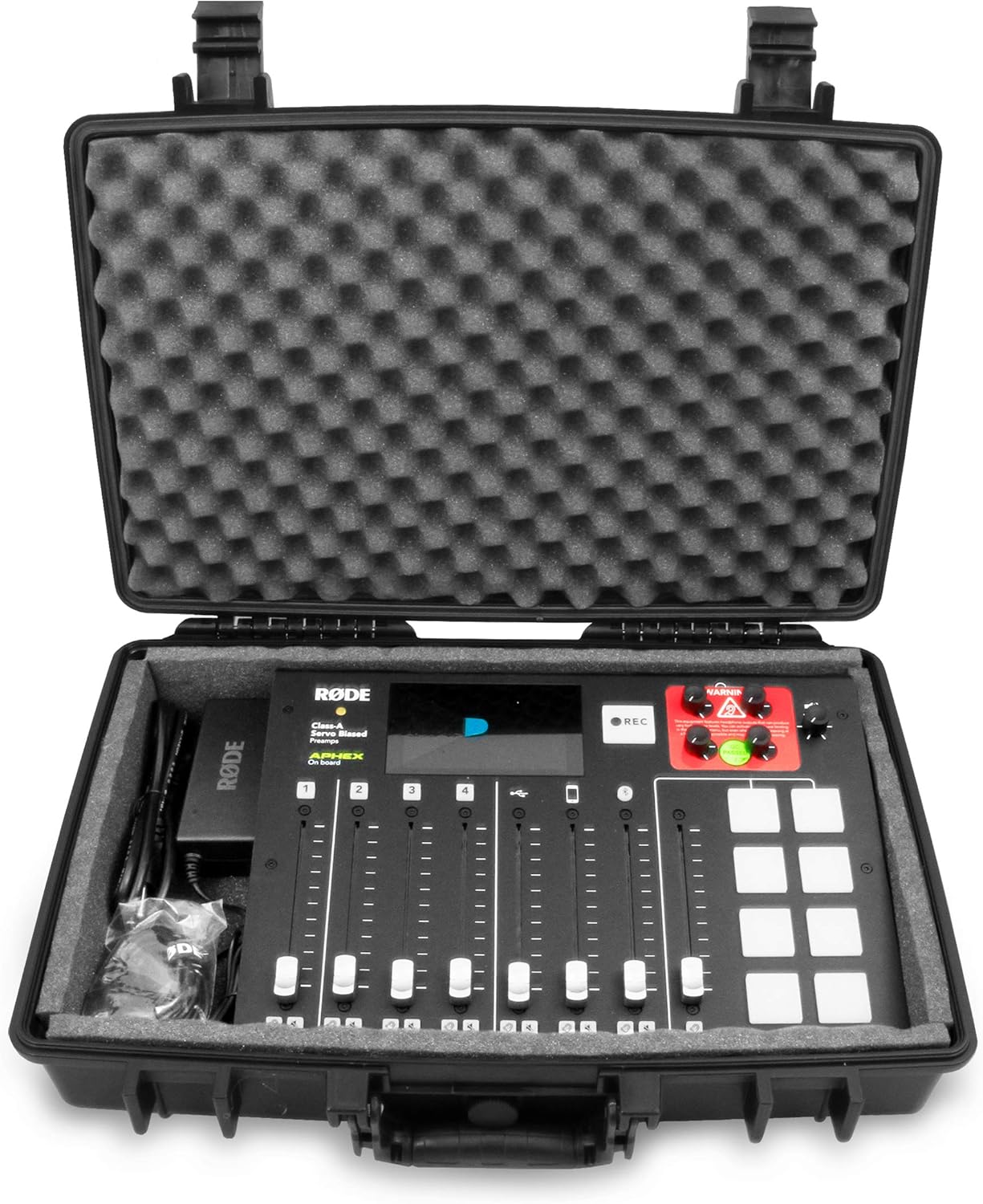 CASEMATIX Carry Case Fits Rode Roadcaster Pro Podcast Production Studio ...