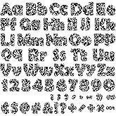 Amazon.com: Qyeahkj 260Pcs Glitter Black Bulletin Board Letters for ...