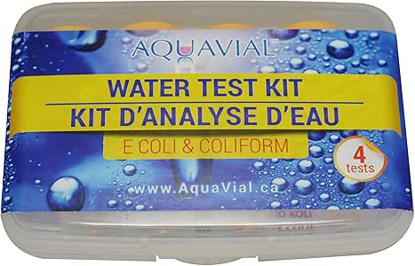 AquaVial E. Coli and Coliform Water Test kit, 4-Pack: Amazon.ca: Patio ...