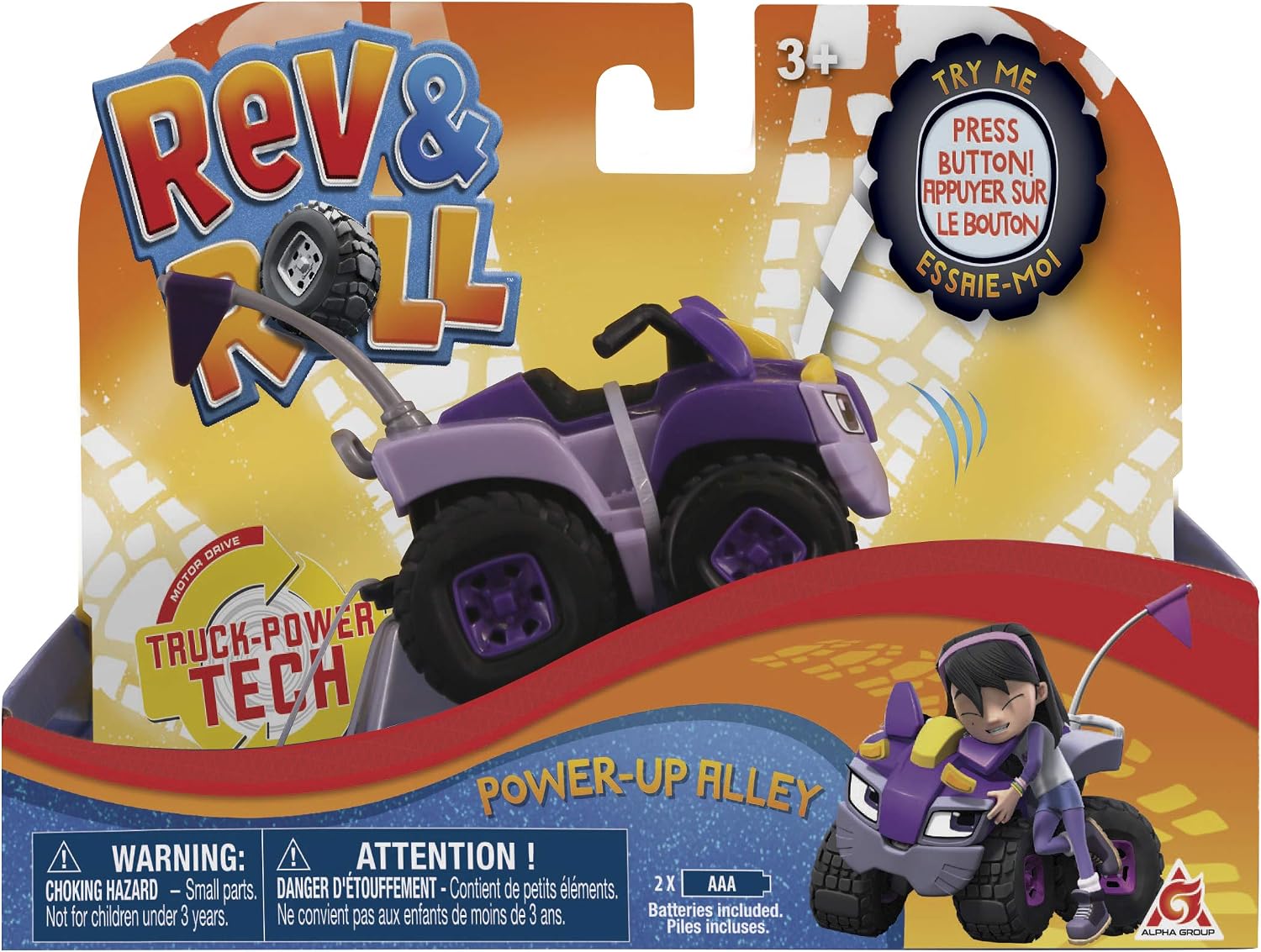 Rev & Roll | Power-Up Alley | Power Up Motorised Vehicle – BigaMart