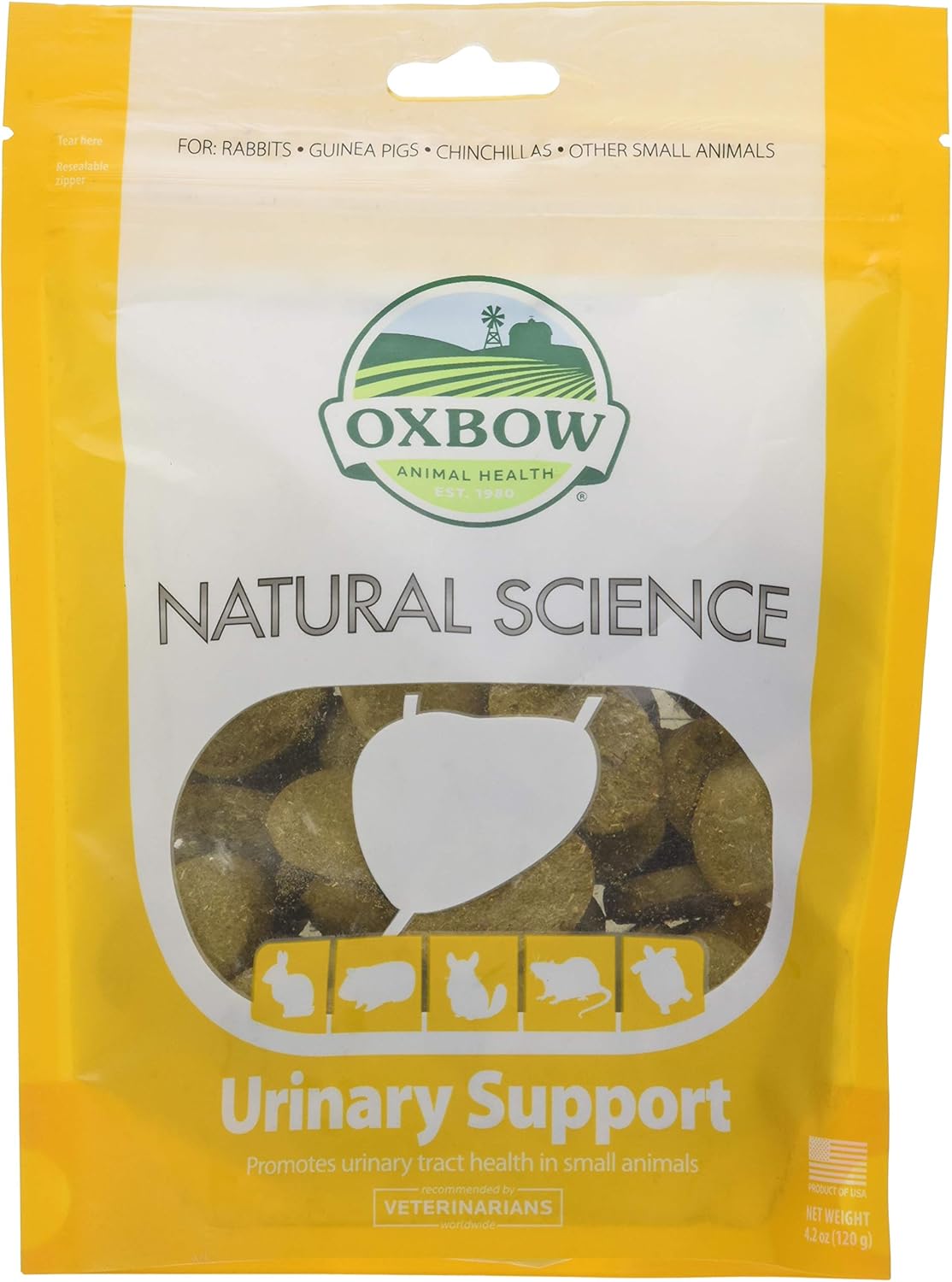 OXBOW Animal Health Natural Science Urinary Support Supplements Hay ...