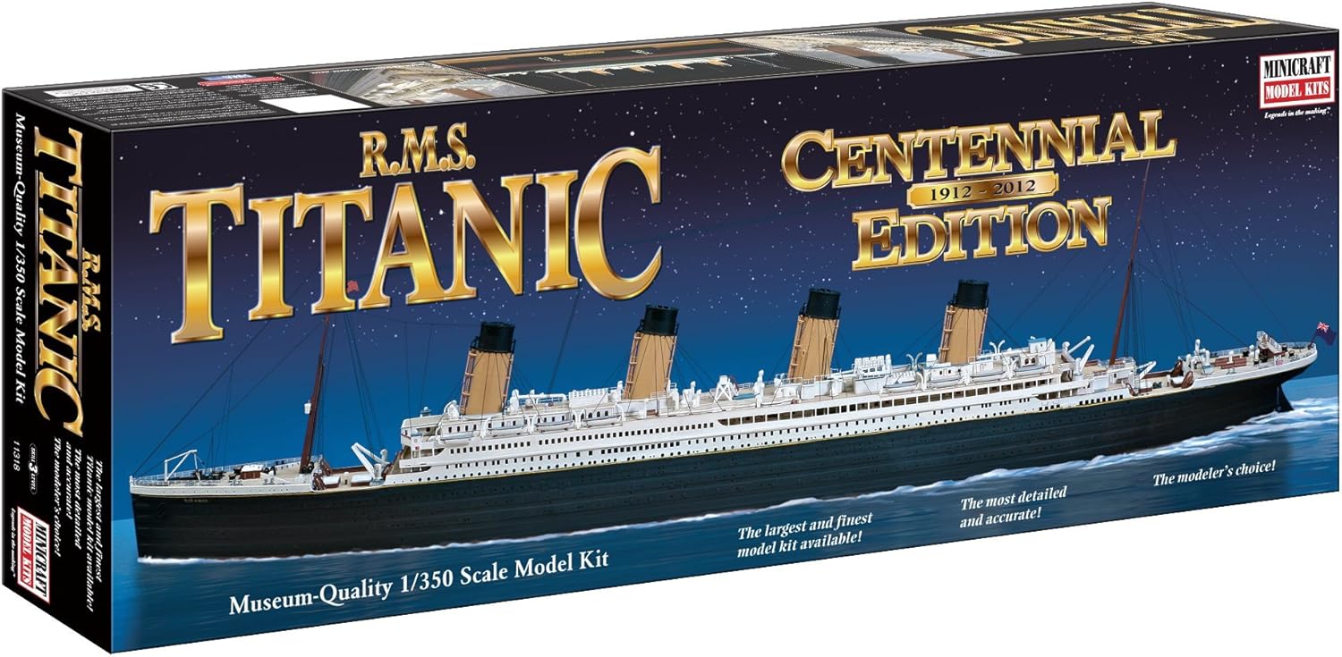 Minicraft Models 1:350 Scale RMS Titanic Centennial Edition Model Kit ...
