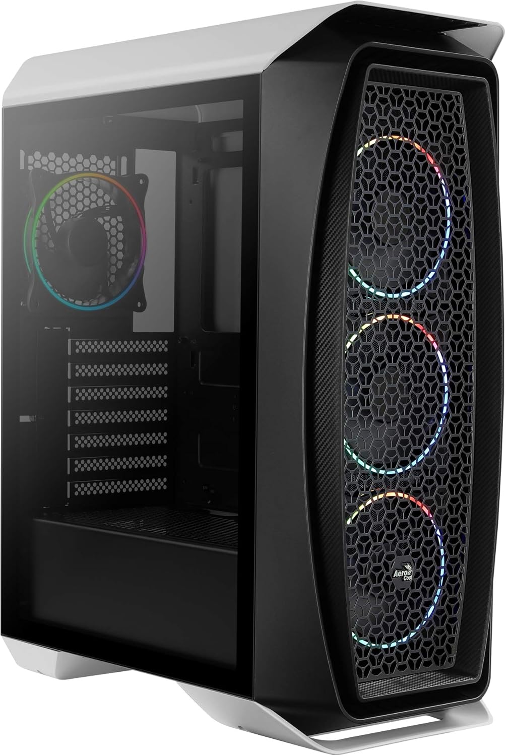 Aerocool Aero One Eclipse ARGB MID TOWER CASE ,White,Mid-Tower – BigaMart