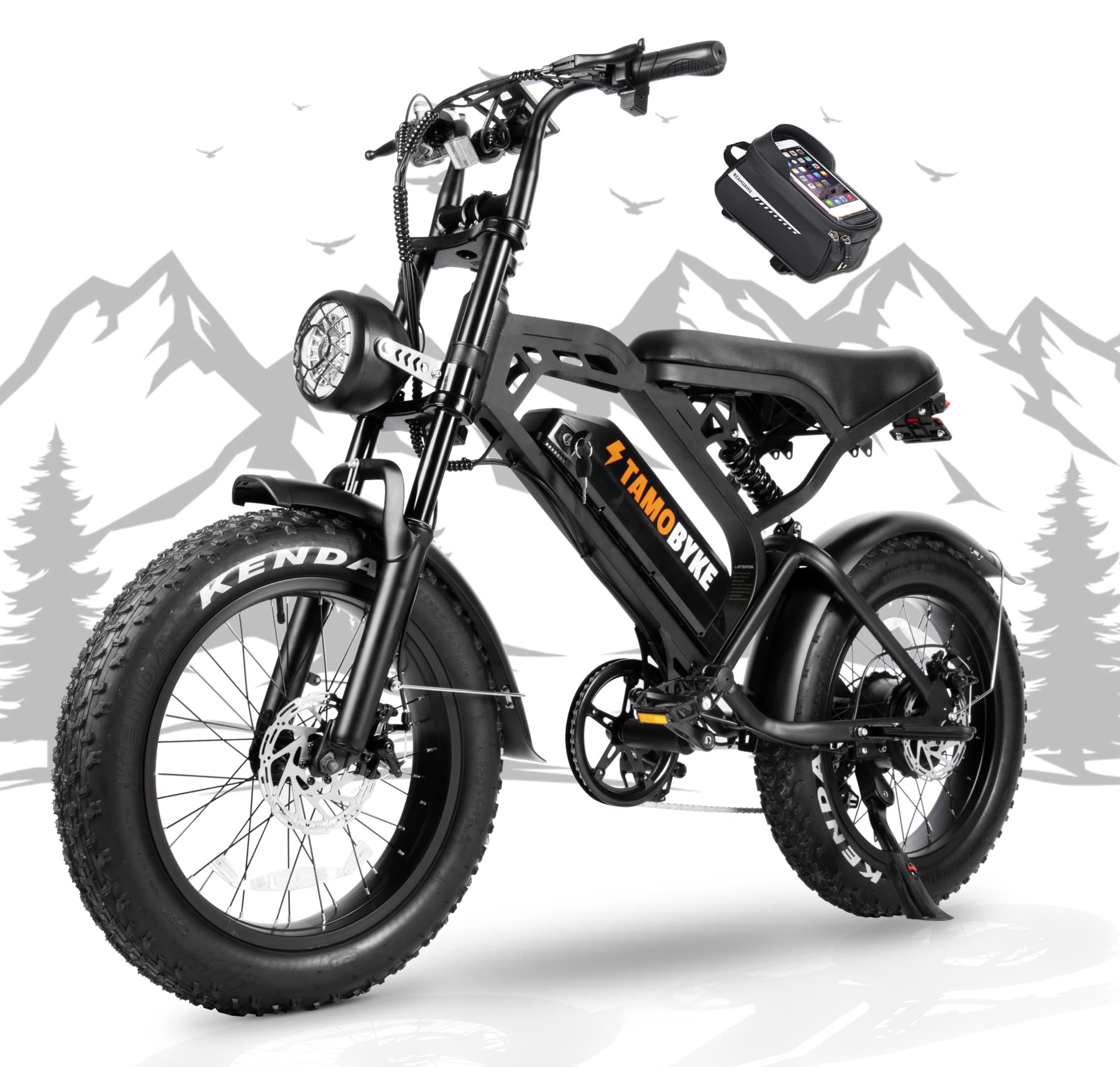 Mua Tamobyke Electric Bike for Adults 1000W Motor, 20'' Fat Tire Double ...