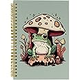 Amazon.com : Knibeo Frog Under a Mushroom Notebook Journal - Frog ...