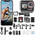 Amazon.com : Hiicam Action Camera Speed 60 4K60FPS 48MP WiFi with 2.35" HDR Touch Screen EIS 8X ...