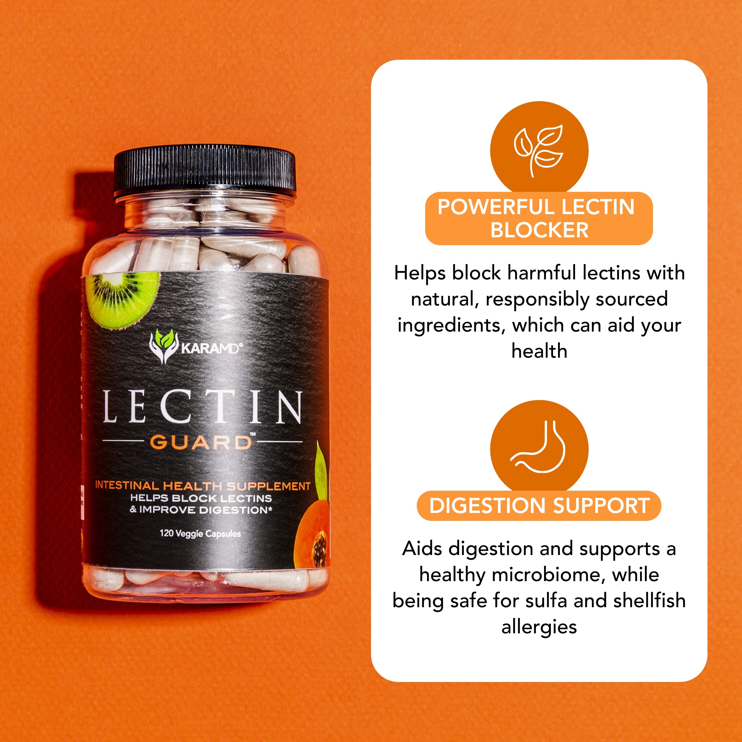 Mua KaraMD Lectin Guard | Colon Cleansing Lectin Blocker | Slippery Elm ...