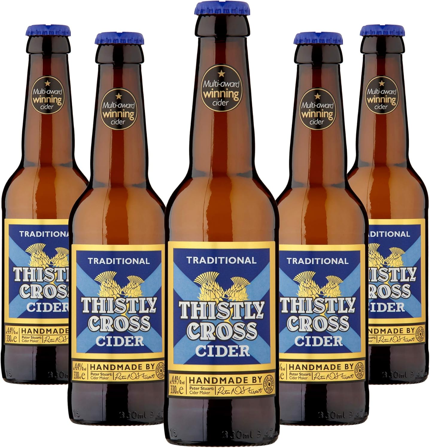 Thistly Cross Traditional Cider 330ml Bottle x 6: Amazon.co.uk: Beer ...