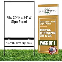Plastic Yard Sign Frames Real Estate Real Estate Frames | Signs.com