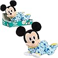 Amazon.com: Just Play Disney Baby Musical Crawling Pals Plush, Mickey ...