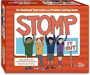 Amazon.com: Stomp it Out Movement-Based Game for Kids. Teach Feeling ...