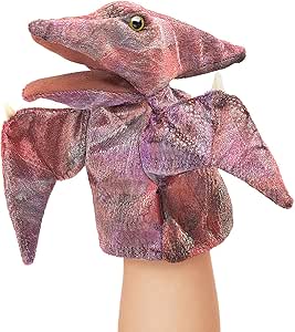 Amazon.com: Folkmanis Little Pteranodon Hand Puppet, Multi-Colored ...