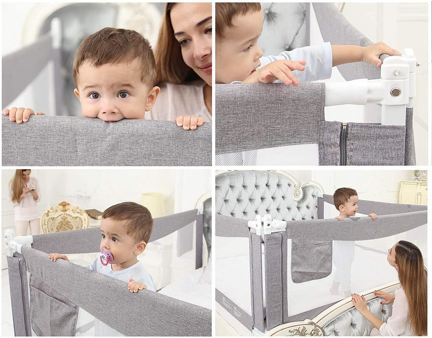 Bed Rails for Toddlers, Extra Long Kids’ Bed Rails Guard, Full Size ...