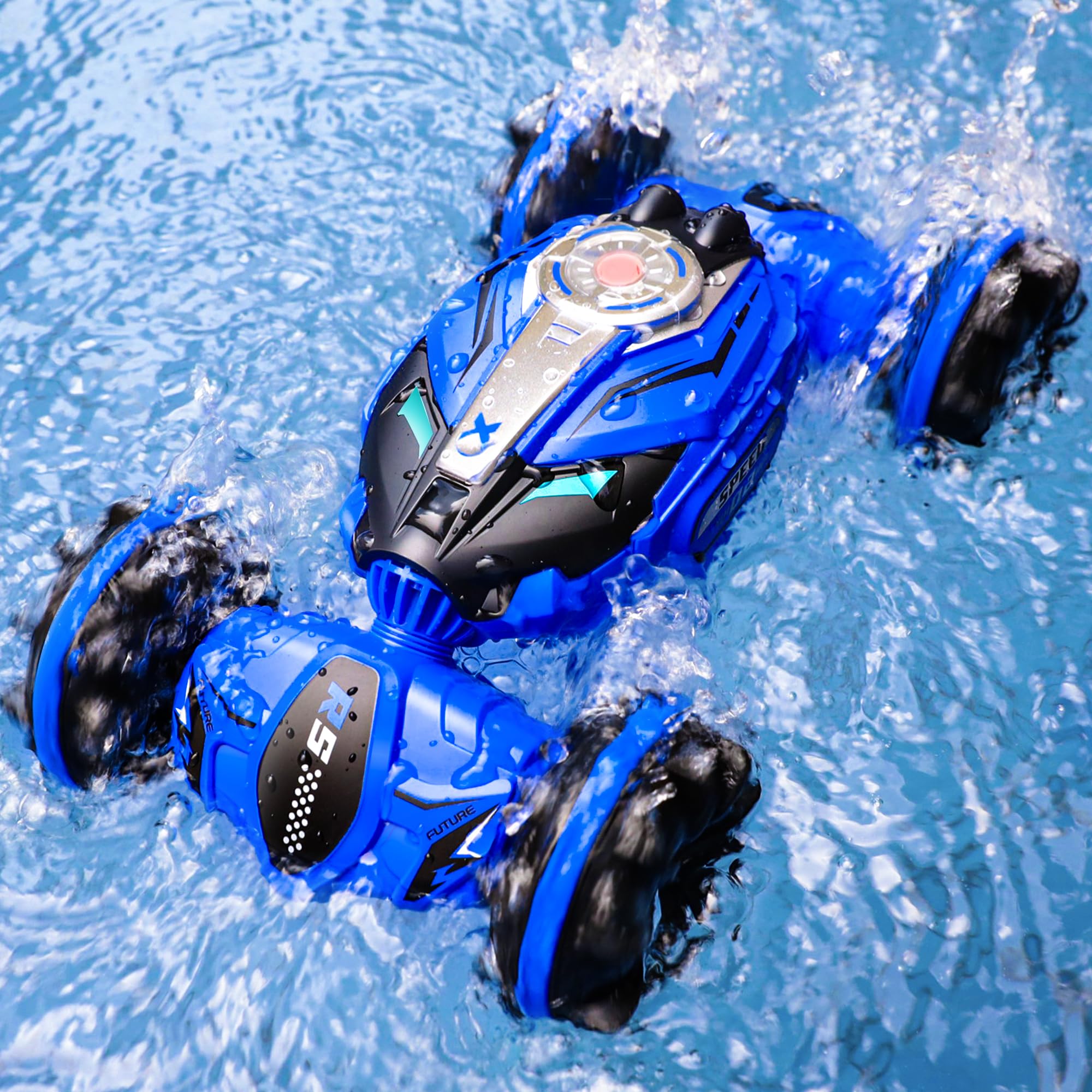 Ruko Q150 Amphibious Remote Control Car, 4WD Off-Road RC Stunt Car ...