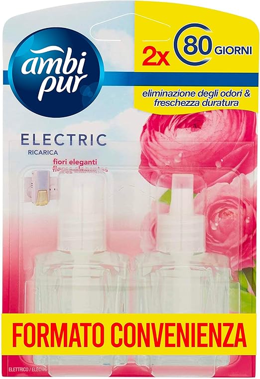 Ambi Pur Ricarica Liquida Profumatore per Ambienti Elettrico ai Fiori ...