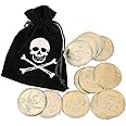Amazon.com: Pirate Drawstring Bags with Play Money - 12 Sets - Value ...