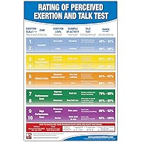 Rating of Perceived Exertion Chart/Poster; RPE Poster - Talk Test Chart ...