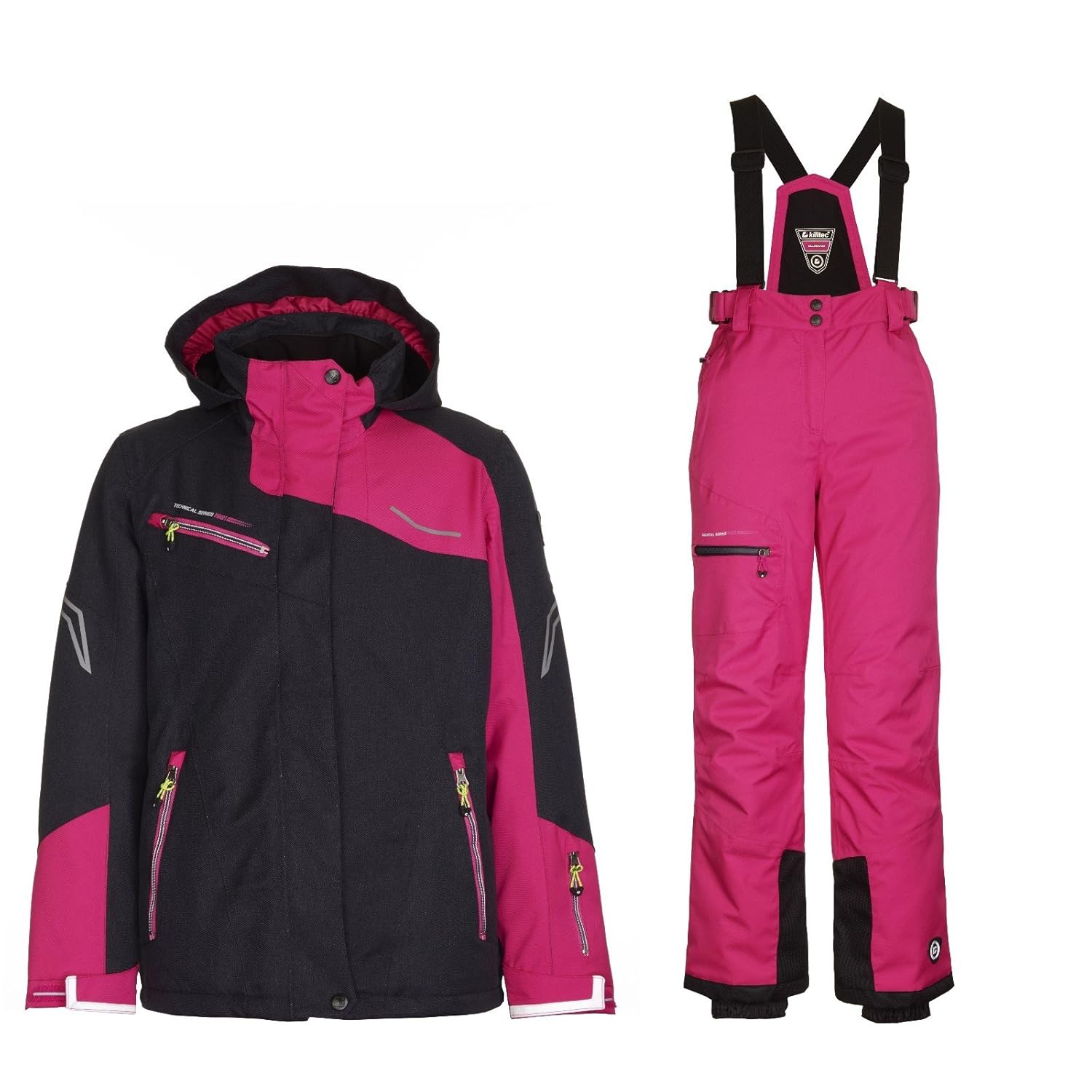 Killtec Skianzug Kinder Mädchen zweiteilig Wasserdicht und Winddicht ...