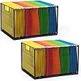 Amazon.com : Housmile Mesh File Folder Organizer, Foldable Hanging File ...