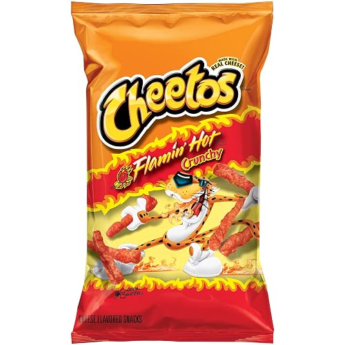 Cheetos Flamin Hot Cheese Snacks - 8.5 oz in Kuwait | Whizz String & Snack