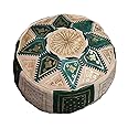 Amazon.com: Treasures Of Morocco Moroccan Pouf Handmade 100% Leather ...