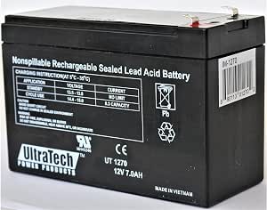 UltraTech UT1270 12V 7 Ah Sealed Lead Acid Alarm Battery UT-1270 ...