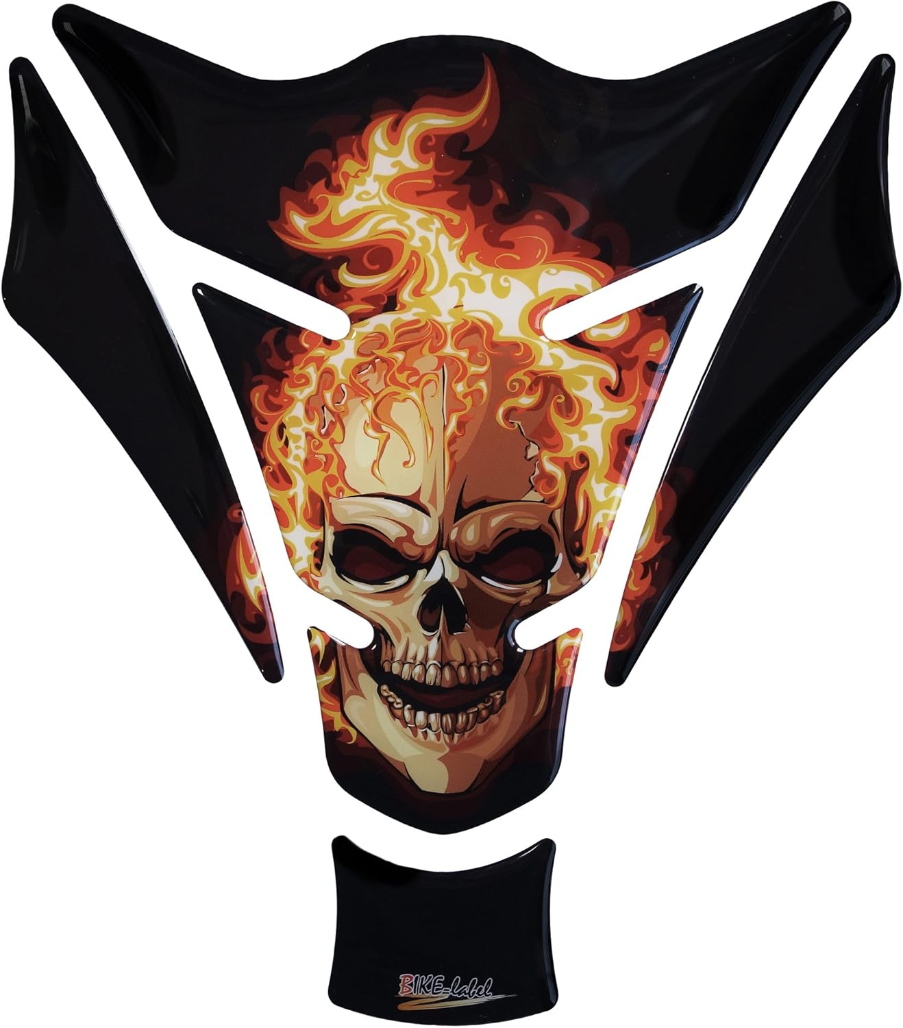500400-VA Tankpad 3D Ghost Rider Tank-Schutz für Motorrad-Tank: Amazon ...