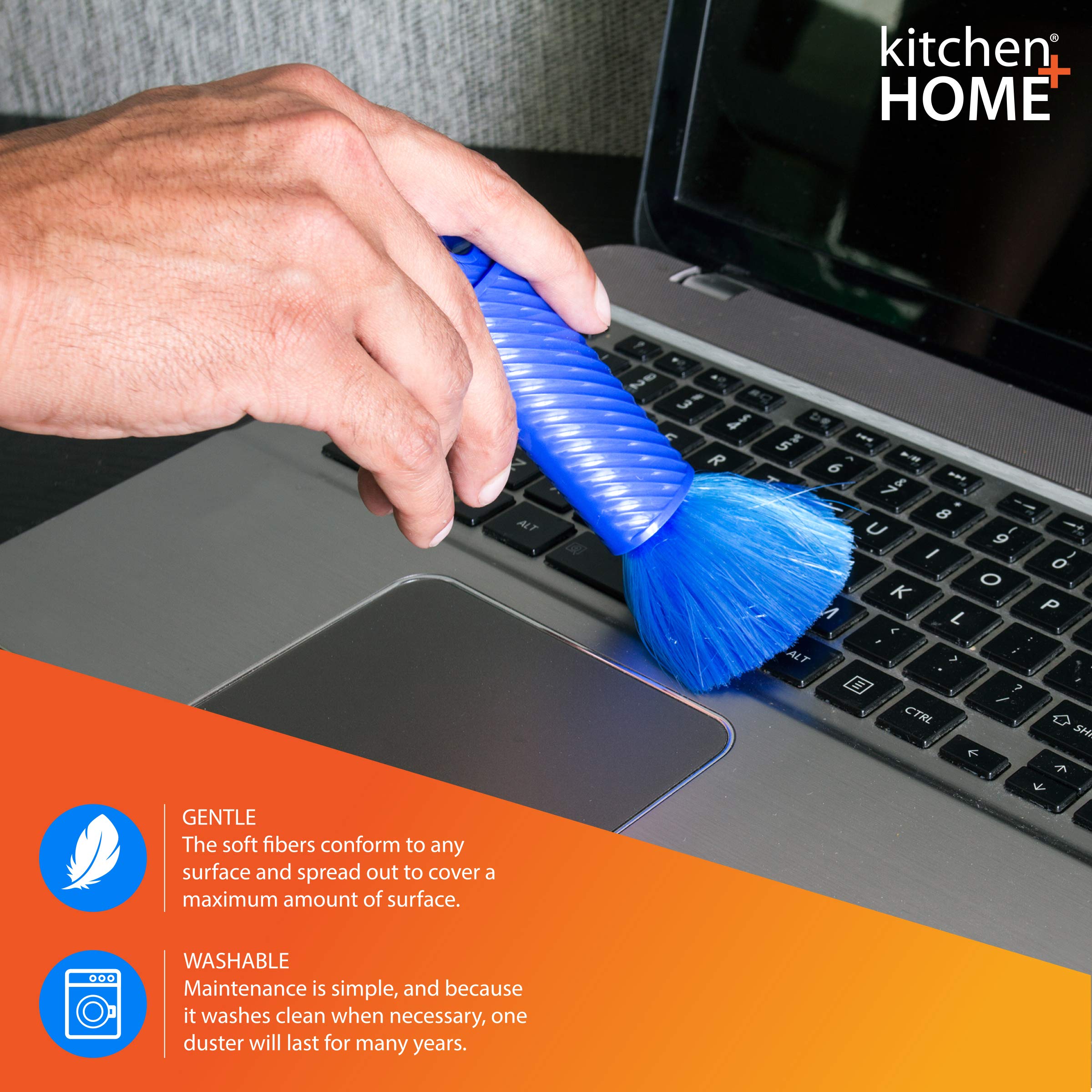 Mua Kitchen + Home Compact Static Duster - 6.5" Inch Travel Duster with ...