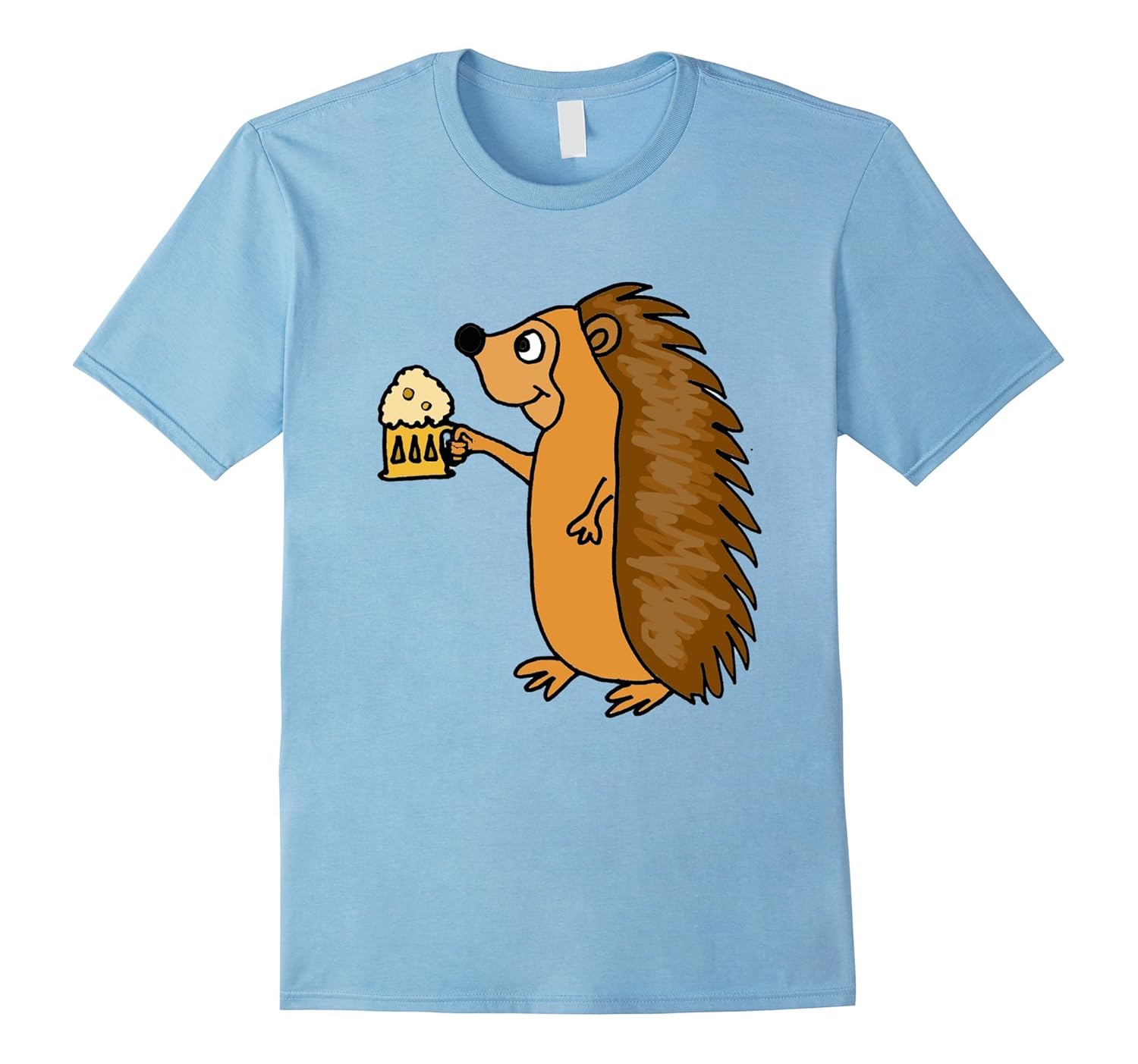 Smiletodaytees Hedgehog Drinking Beer T-shirt-CL – Colamaga