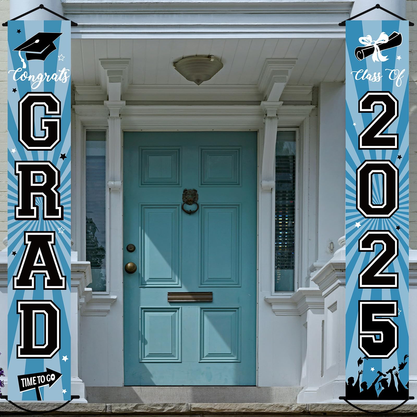 2025 Graduation Banner Class of 2025 Congrats Grad Porch Sign Party ...