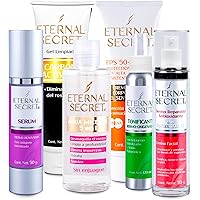 ETERNAL SECRET | KIT Belleza - Incluye 6 Productos de SkinCare | Limpiador Facial Espumoso ...