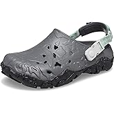 Amazon.com | Crocs Unisex-Adult All-Terrain Atlas Clogs, Black/Black, 4 ...