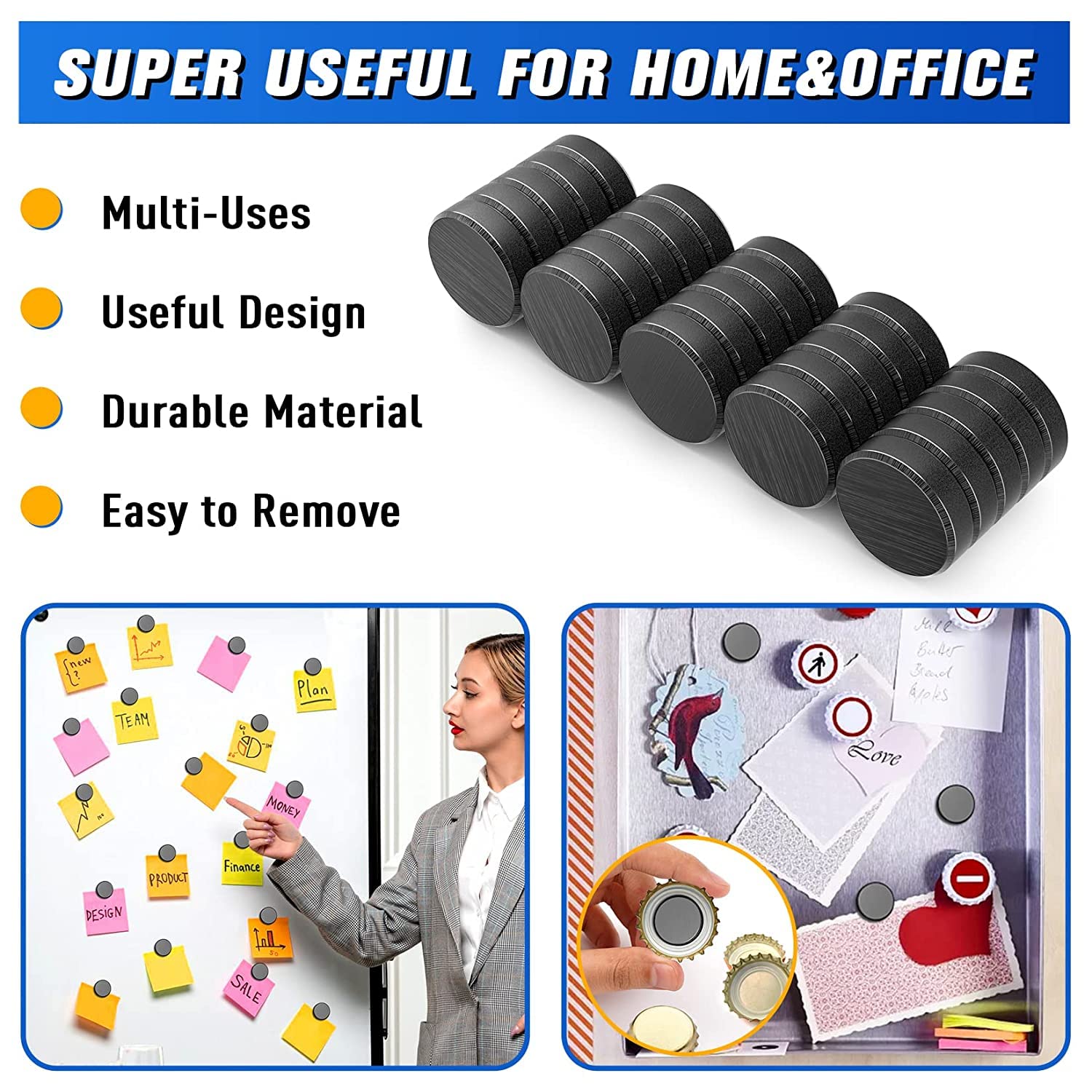 Mua Grtard 20Pcs Ceramic Magnets for Crafts, 25x5mm Strong Round ...