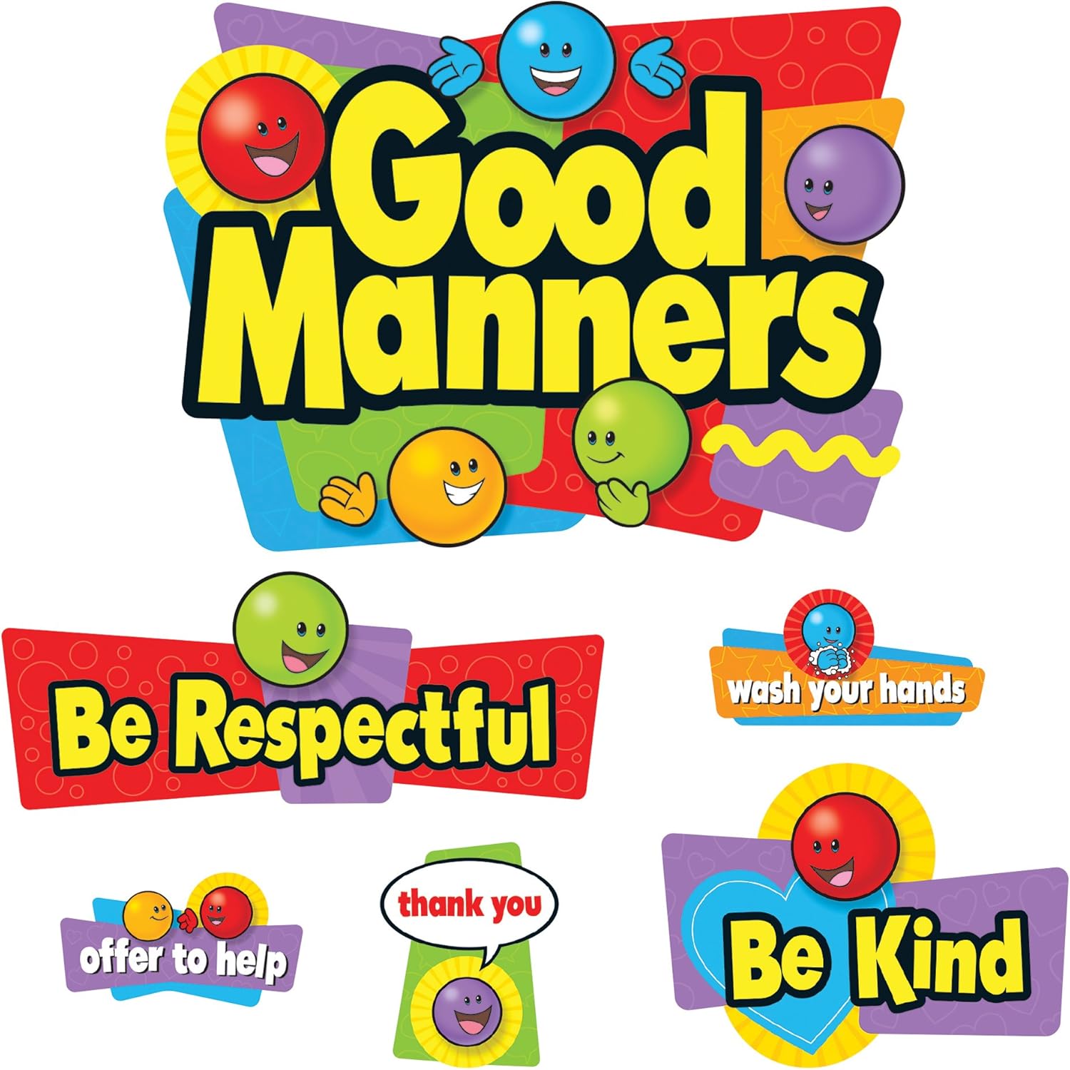 Trend 44 x 31.5 cm Motivational Poster and Display Kits Good Manners ...