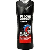 Amazon.com: Axe 3 in 1 Shampoo + Conditioner + Bodywash, Total Fresh 12 ...