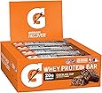 Amazon.com : Gatorade Whey Protein Recover Bars, Chocolate Chip, 2.8 ...