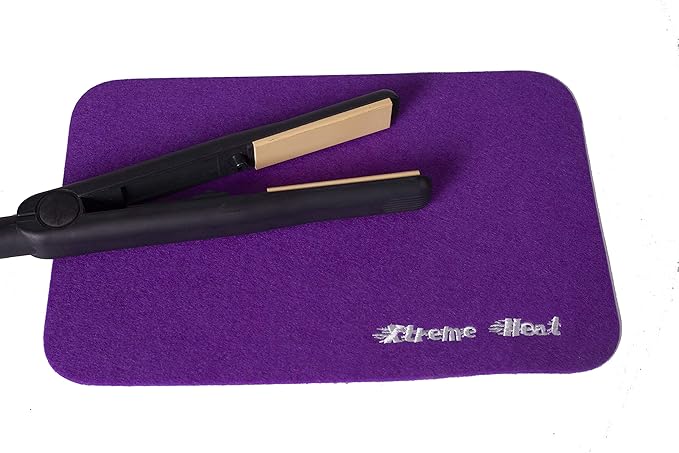 Extreme Heat Protection Safety Flat Mat for GHD Hair Straighteners and ...