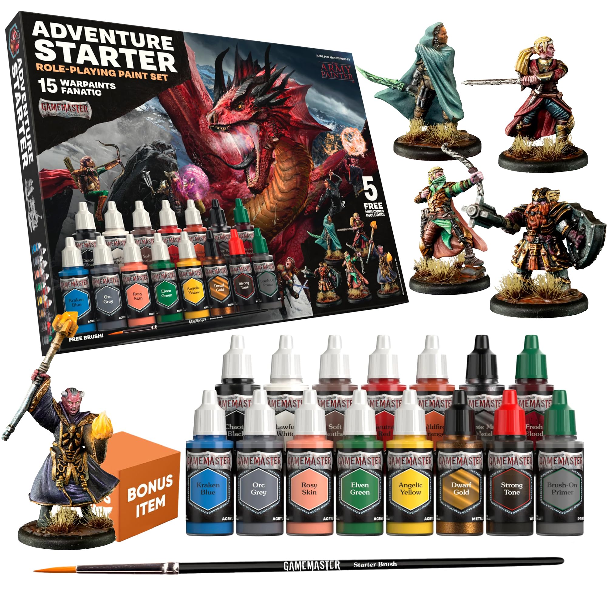 Mua The Army Painter - GameMaster Adventure Starter Paint Set Combo - 15 Fanatic Warpaints 18 ml ...