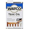 Amazon.com: RUST-OLEUM Watco A67141 Teak Oil Finish, Quart : Health ...
