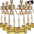 Amazon.com: 6 Halloween Best Costume Skeleton Trophy, Halloween Skull ...