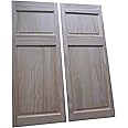 Cafe Doors by Cafe Doors Emporium | 44" T Pine Raised 4 Panel Cafe Door ...
