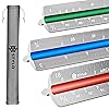 Stylo 12" Aluminum Architect Scale Ruler Laser Etched Triangle Drafting ...