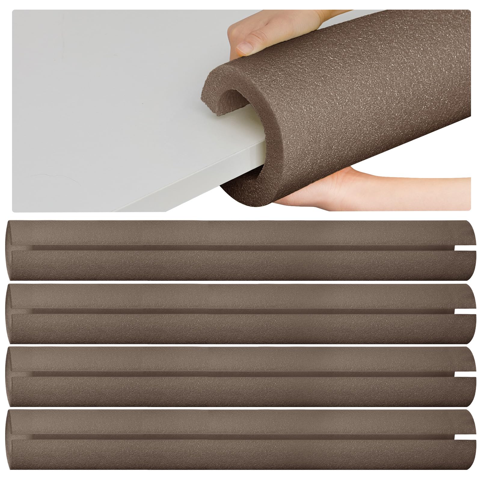 Hanaive 4 Pcs 40 Inch x 4.1 Inch Jumbo Pool Noodles Bulk Large Pre Slit ...